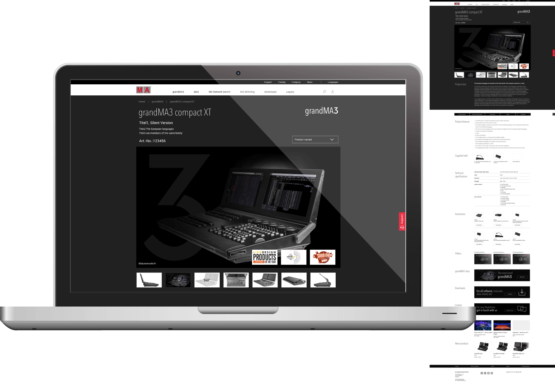 MA Lighting International | sumdesign